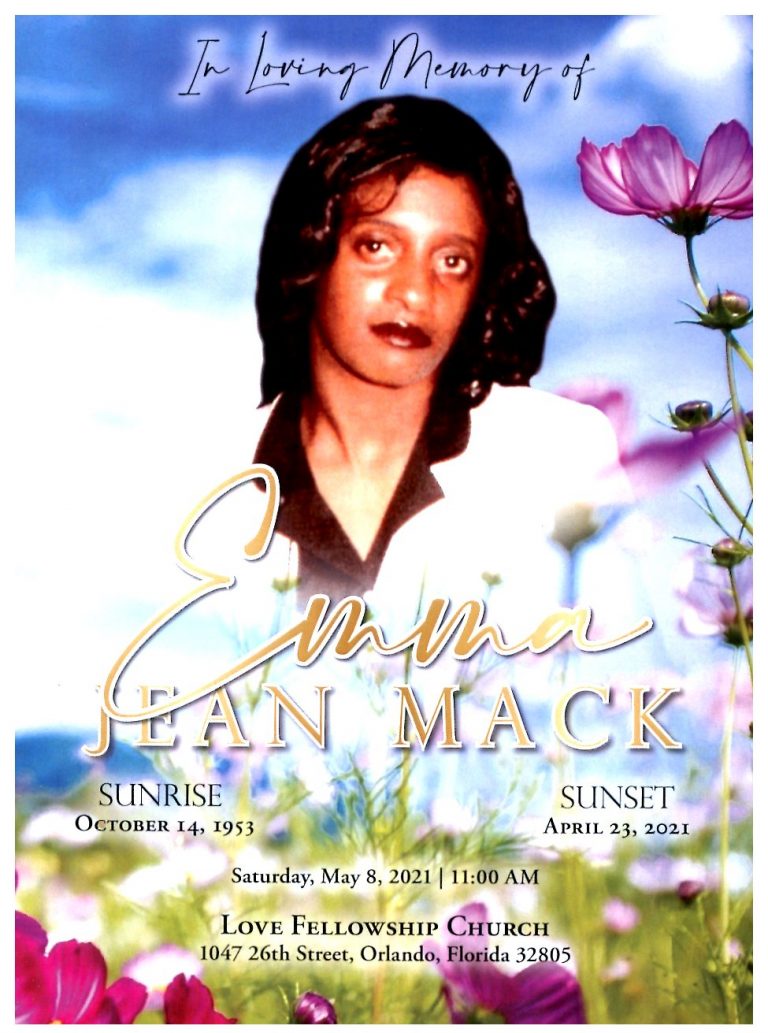Emma Jean Mack – Mitchell's Funeral Home