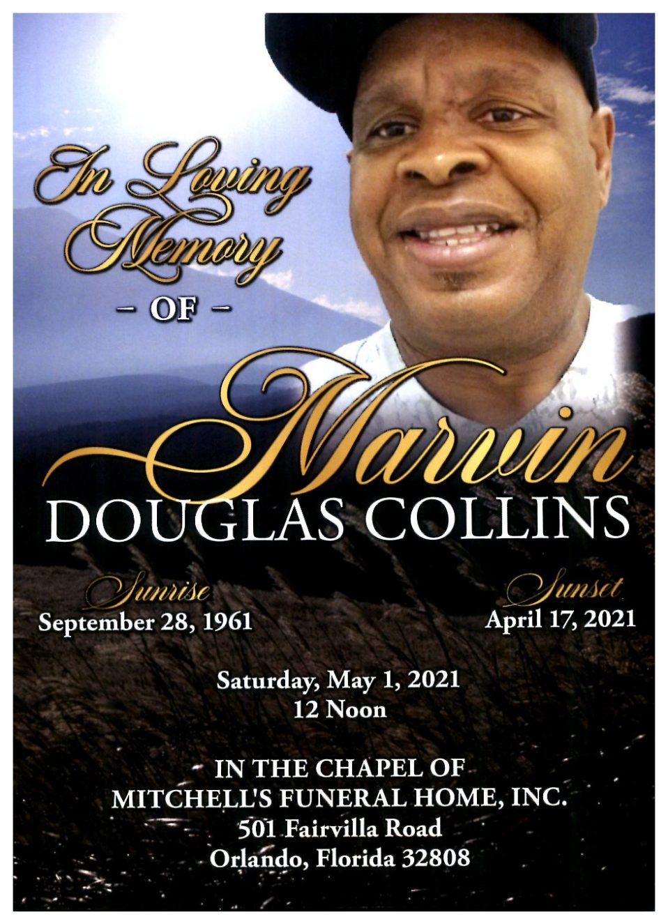Mr. Marvin Collins – Mitchell's Funeral Home