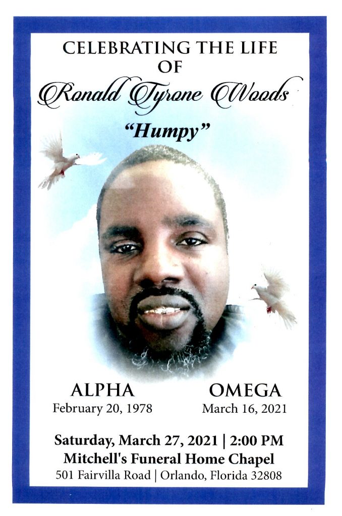 Mr. Ronald Woods – Mitchell's Funeral Home