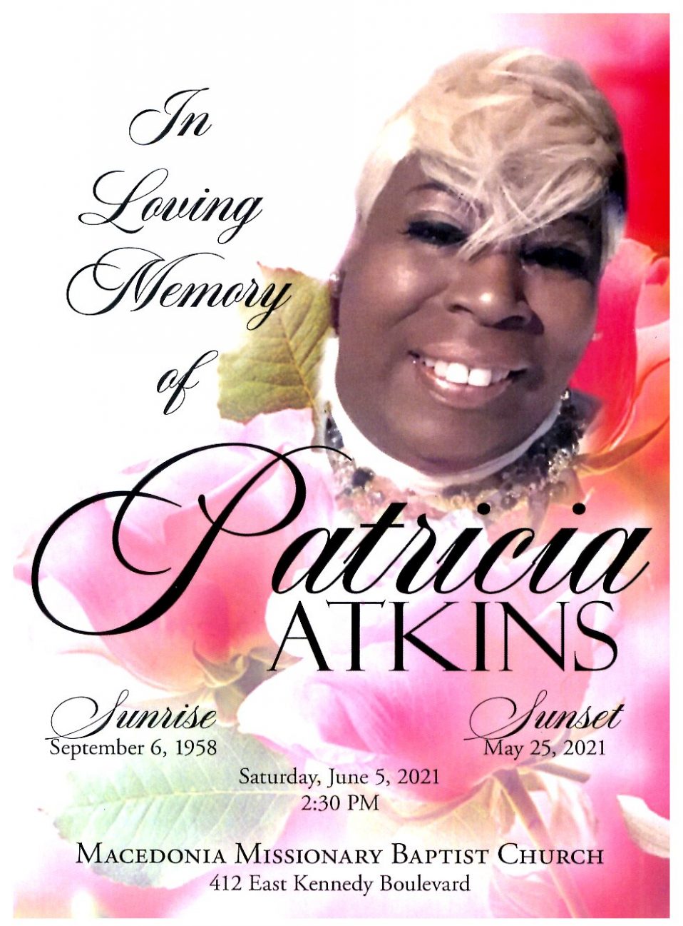 Mrs. Patricia Atkins – Mitchell's Funeral Home