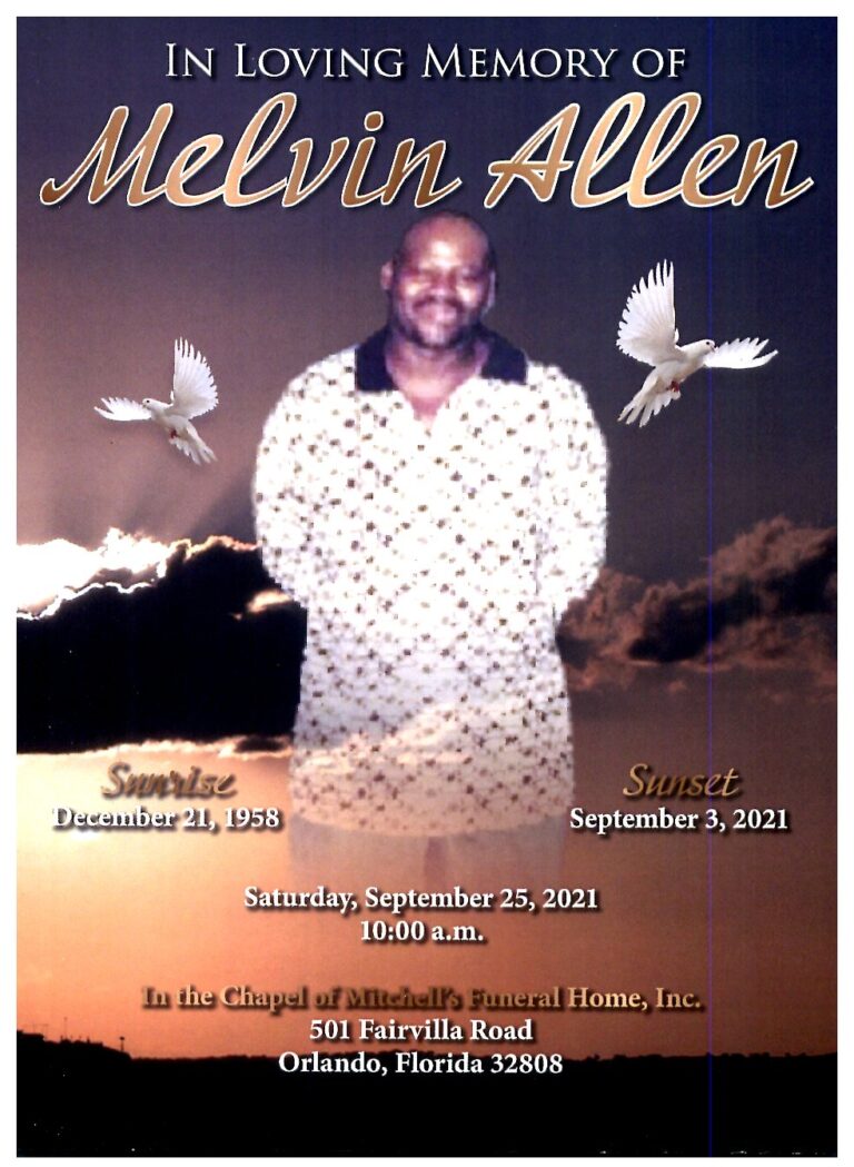 Melvin Allen – Mitchell's Funeral Home