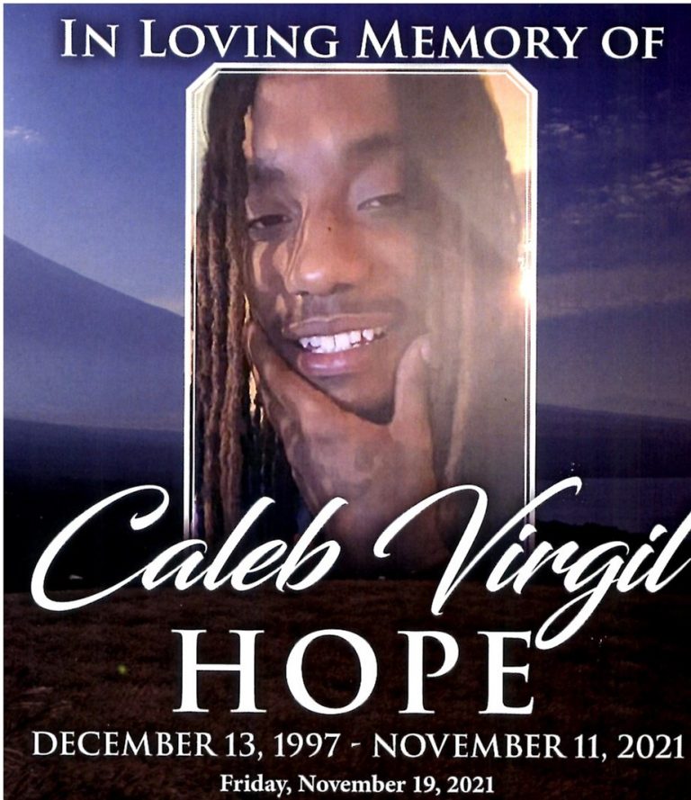 Caleb Hope – Mitchell's Funeral Home
