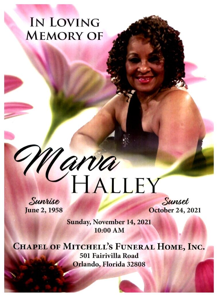 Marva Halley – Mitchell's Funeral Home
