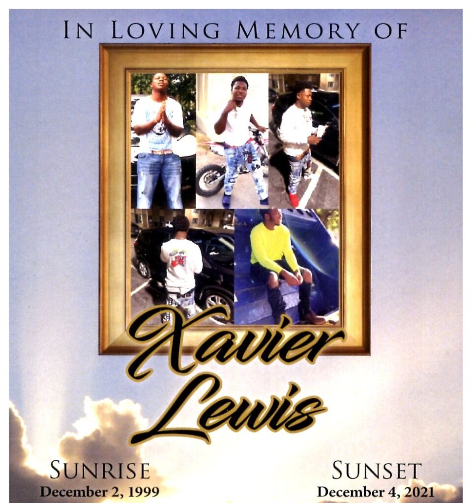 Xavier Lewis – Mitchell's Funeral Home