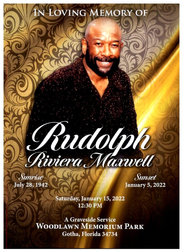 Rudolph Maxwell – Mitchell's Funeral Home