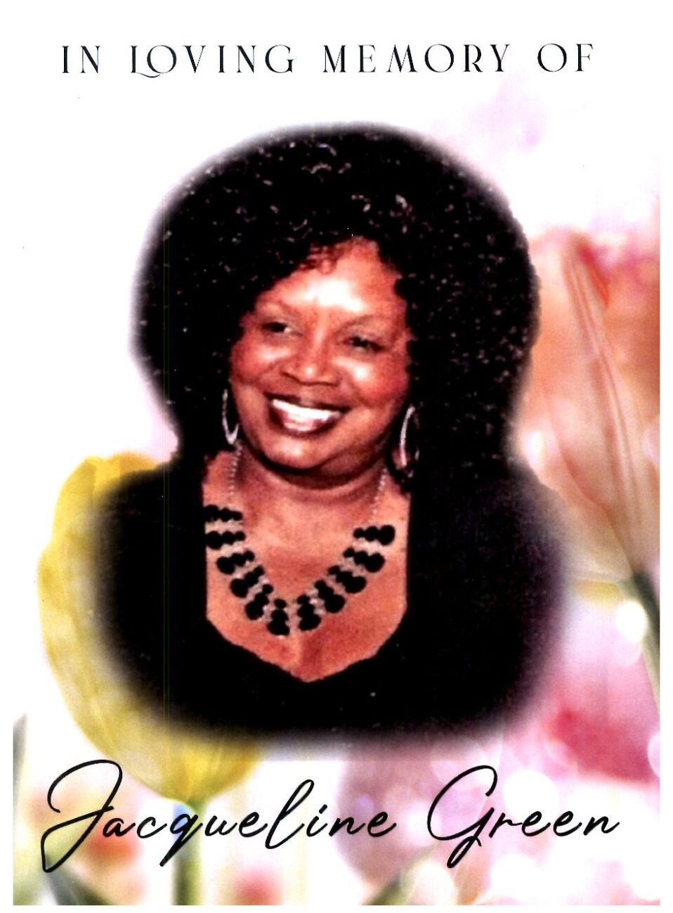 Jacqueline Green – Mitchell's Funeral Home