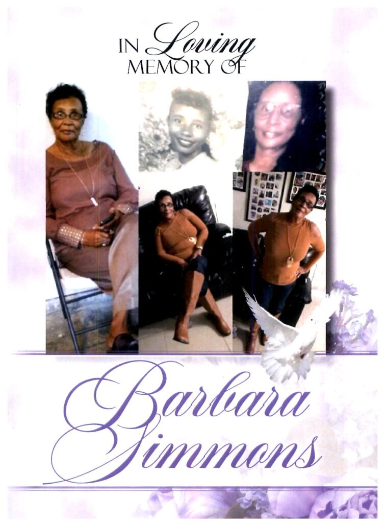 Barbara Simmons – Mitchell's Funeral Home