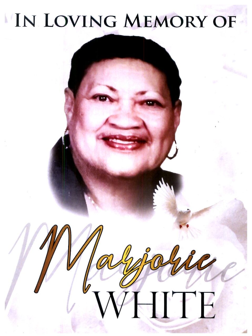 Marjorie White – Mitchell's Funeral Home