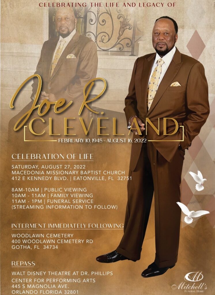 Joe Cleveland – Mitchell's Funeral Home