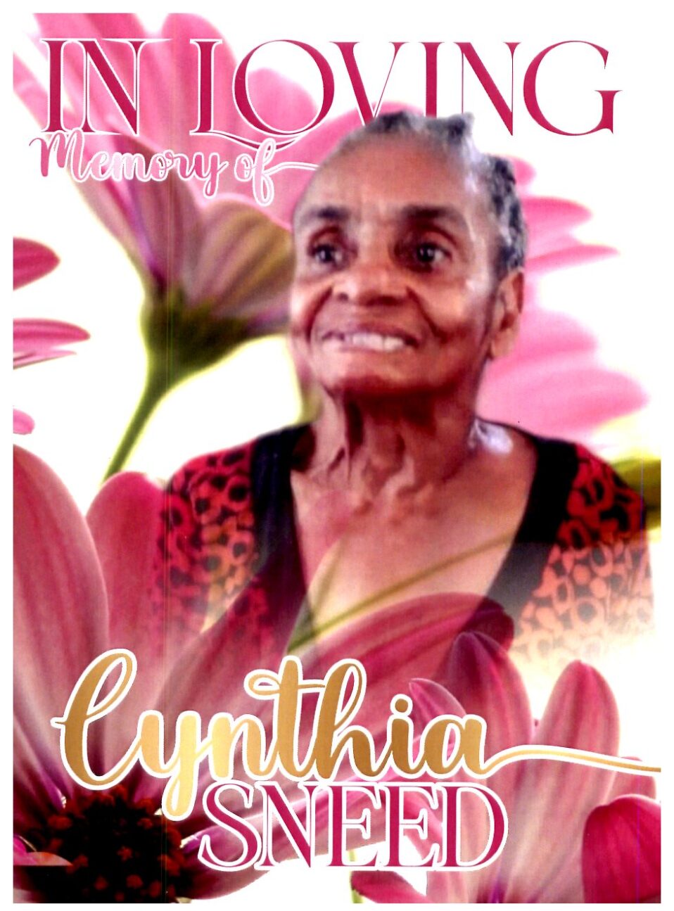 Cynthia Ann Sneed – Mitchell's Funeral Home