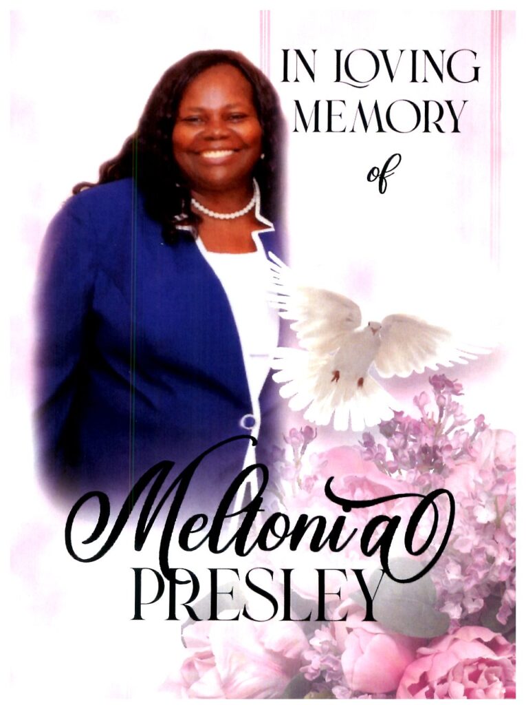 Meltonia Presley – Mitchell's Funeral Home