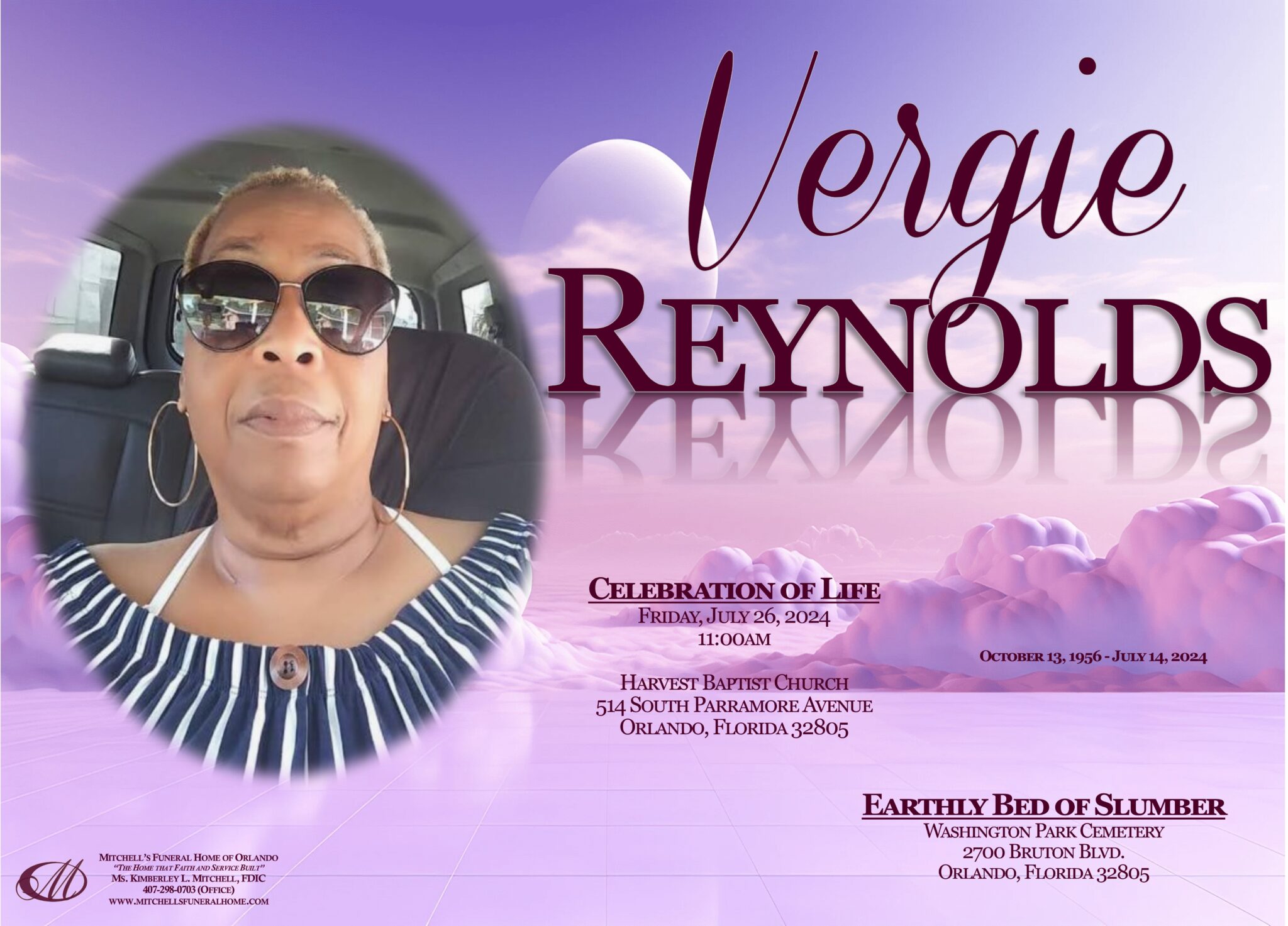 Vergie Reynolds – Mitchell’s Funeral Home